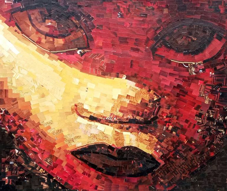 Magazine Collage Tears Wall Art, Wall Decor Collage by Diogenis ...