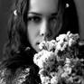Anna and flowers Photography by Alex Grear | Saatchi Art