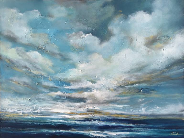 Rolling In Painting by Elida Field | Saatchi Art