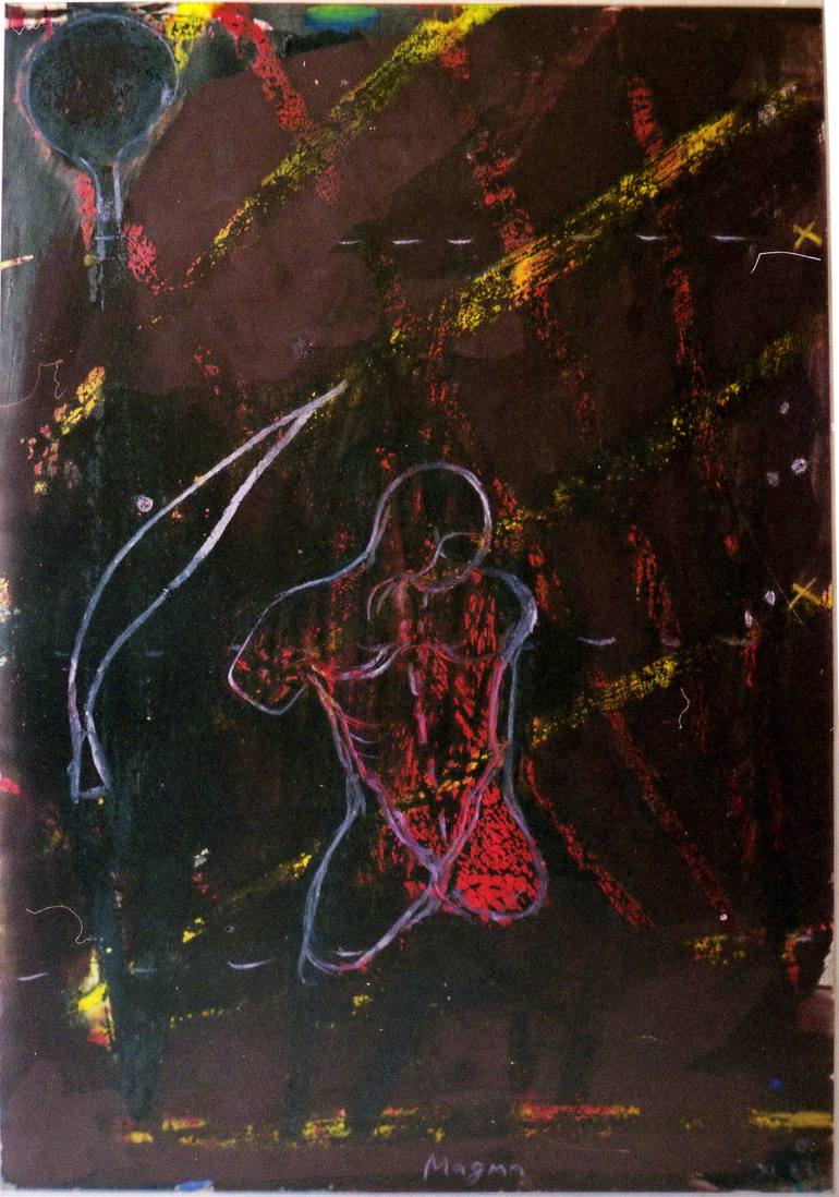 Magma (work #160), 1987 - Limited Edition 1 of 1 Printmaking by Emil Agayev | Saatchi Art