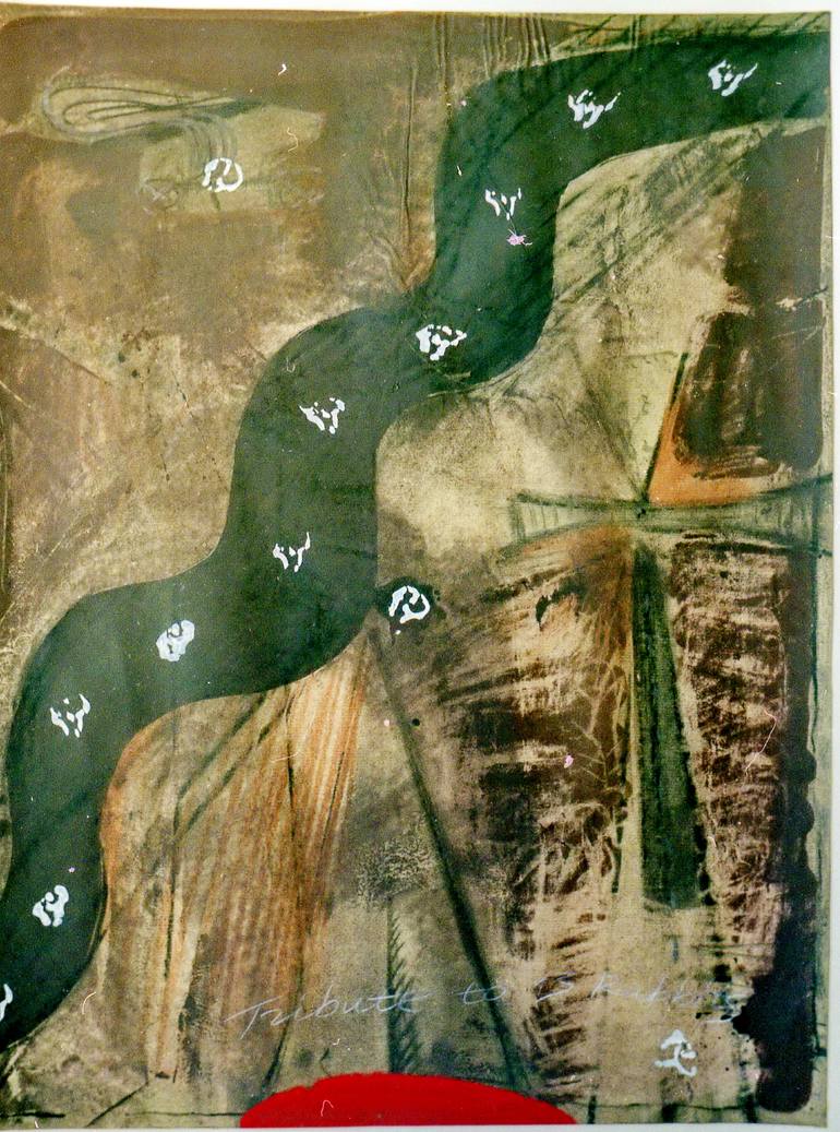 TRIBUTE TO 13 RABBITS, 1989 (work #347) Drawing by Emil Agayev ...