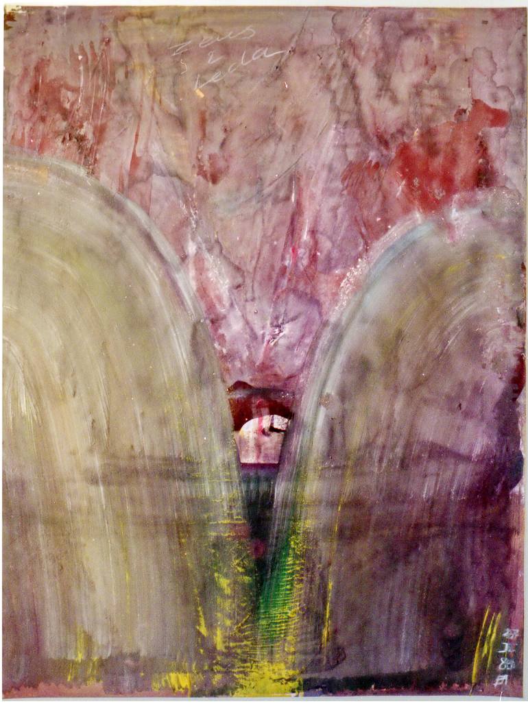 ZEUS & LEDA, 1989 (work # 378) Painting by Emil Agayev | Saatchi Art