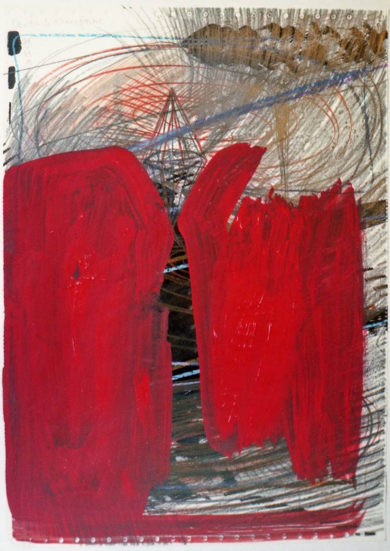 Death & transform, 1989 (work # 426) Drawing by Emil Agayev | Saatchi Art