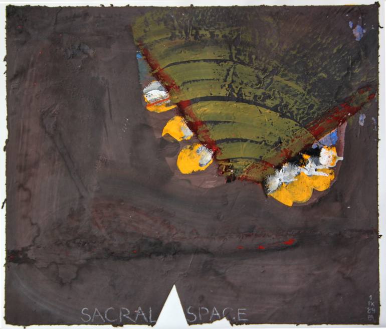 SACRAL SPACE, 1.IX.1989 (work # 528) Painting by Emil Agayev | Saatchi Art