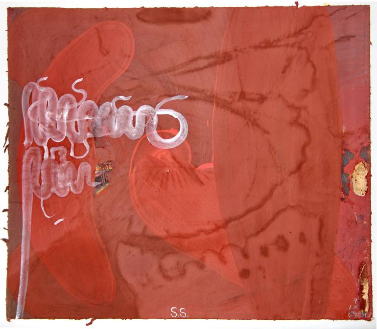 S.S. (SACRAL SPACE), 7.IX.1989 (work # 540) Painting by Emil Agayev ...