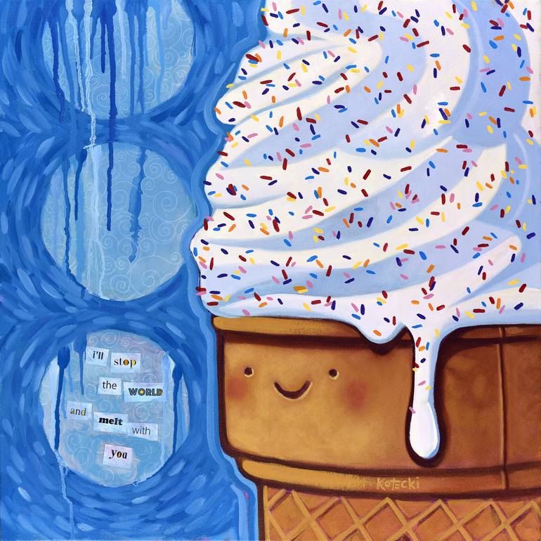 Melt With You Painting by Jason Kotecki | Saatchi Art