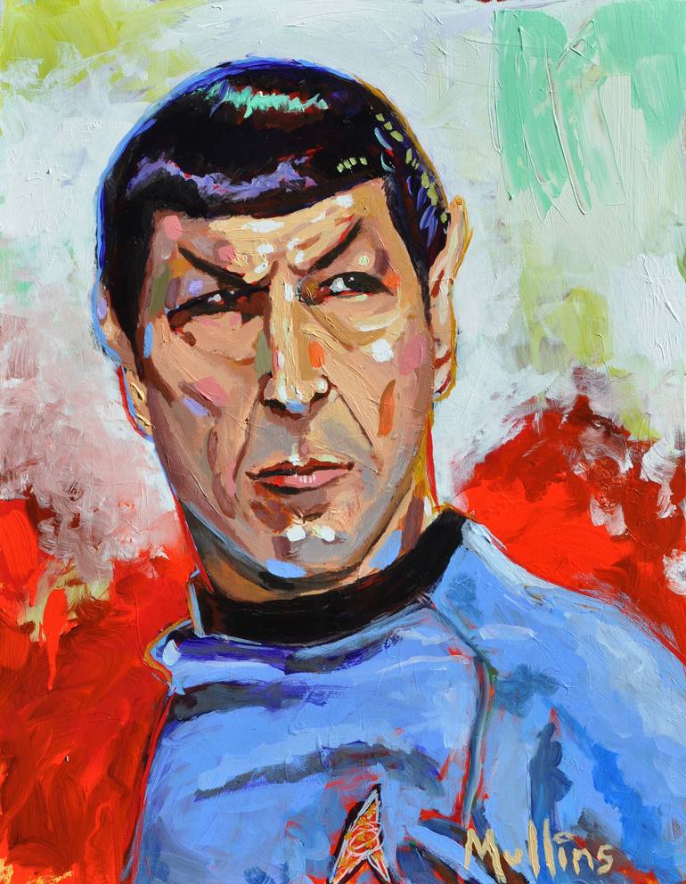 Spock Painting by Tony Mullins | Saatchi Art