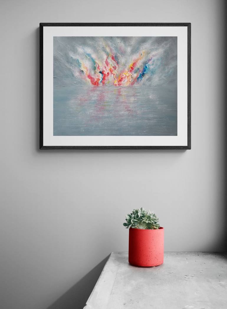Time and Time Over Painting by Tam Chianta | Saatchi Art