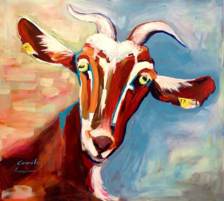 Capra Painting by Carmelo Margarone | Saatchi Art
