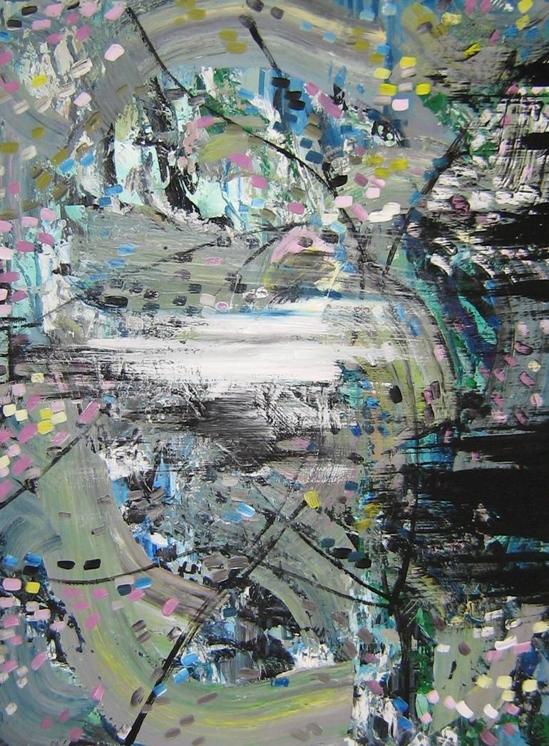 Stuck Painting by Lily Fa | Saatchi Art