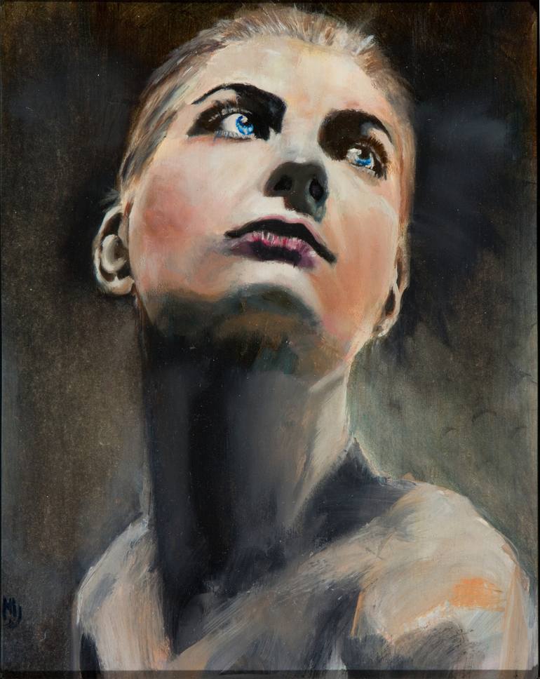 The Skyline Was Beautiful On Fire Painting by Matt James | Saatchi Art