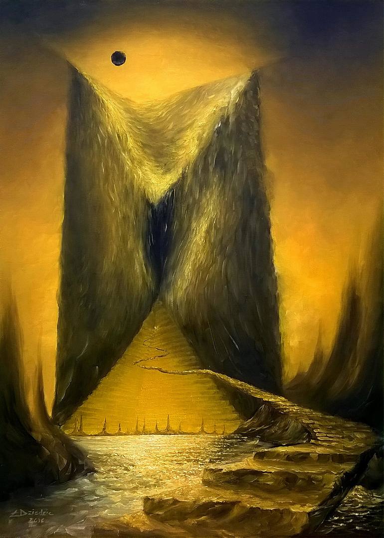 HADES DOOR 28/20 Oil Painting on canvas by Lukas Dziedzic Painting by ...