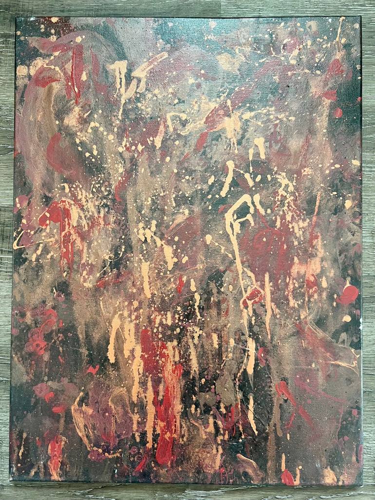 Rose/Gold Painting by Daniel J Belisle | Saatchi Art