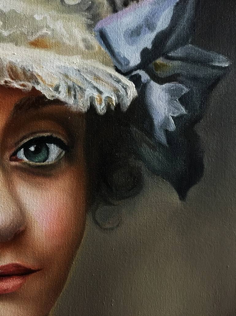Hatted Woman Painting by Nihan Akgün Dişlon | Saatchi Art