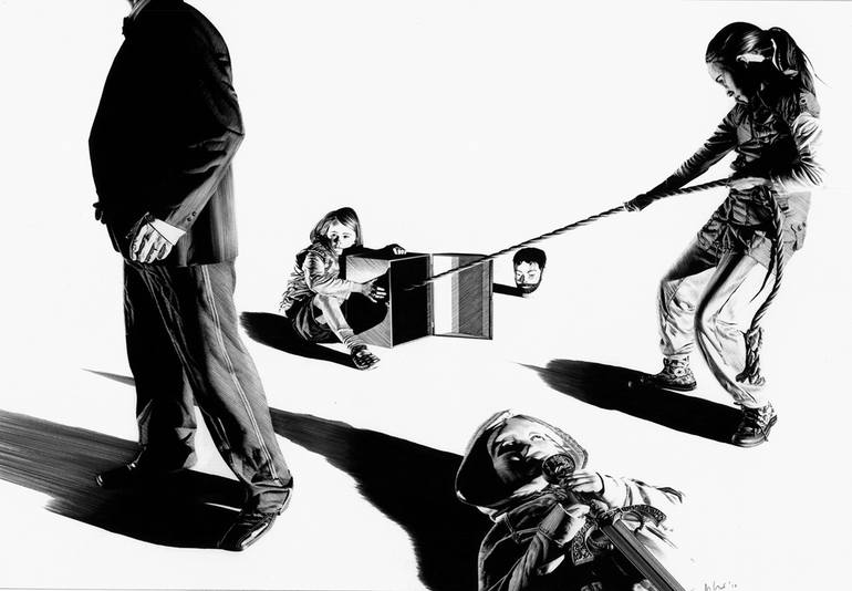 Trick My Trick Drawing by Matt Coyle | Saatchi Art