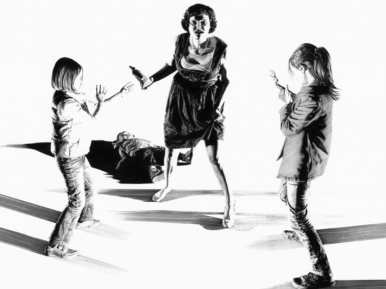 Mutti Drawing by Matt Coyle | Saatchi Art