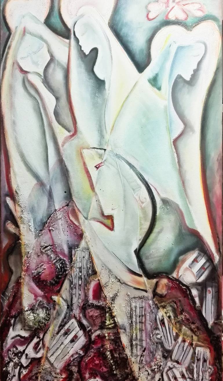 Rise of The Warrior Painting by Andrei Dobos | Saatchi Art