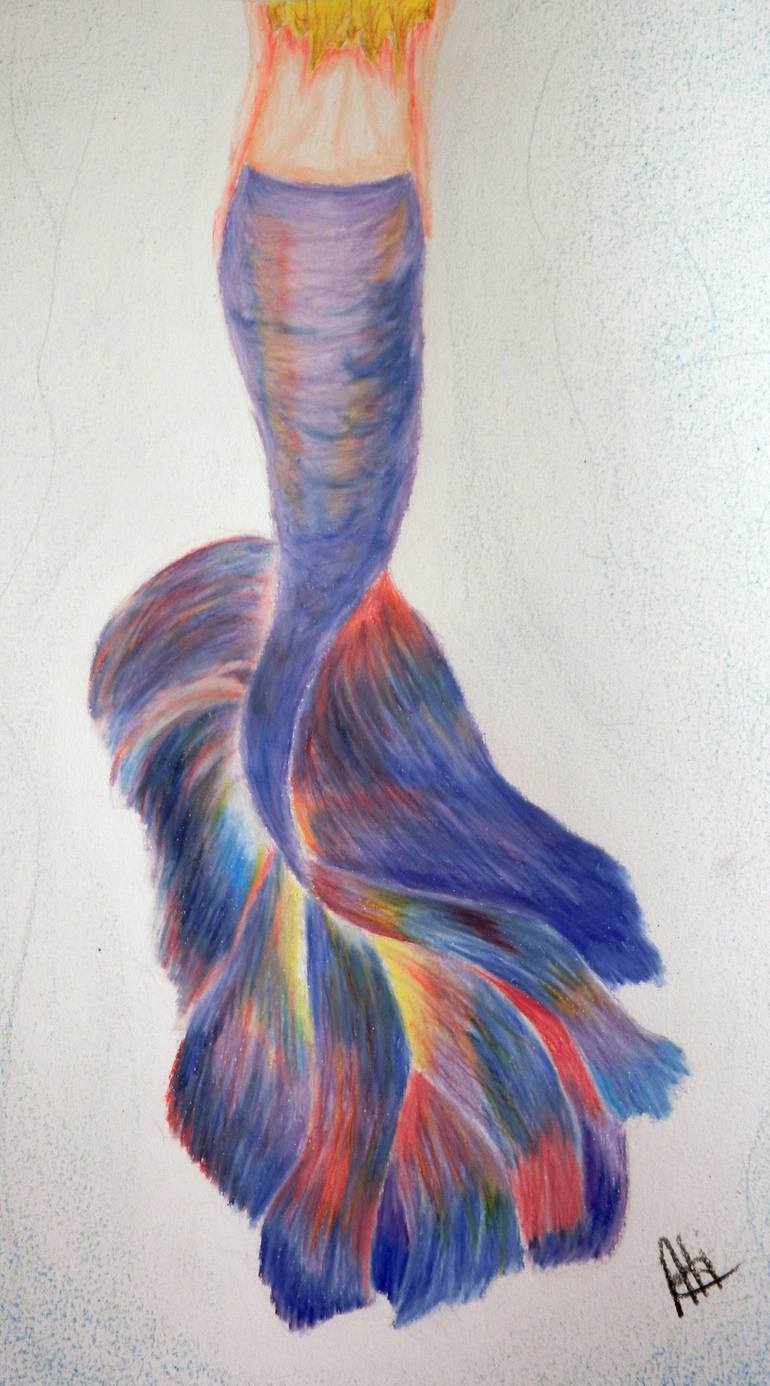 Mermaid Tale Drawing by Ashli Williams | Saatchi Art
