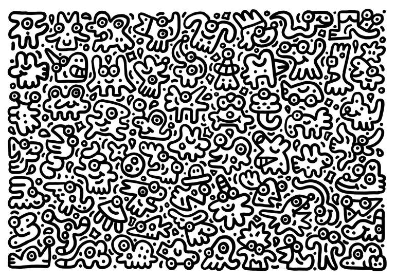 Sherbet Dip Drawing by Scott Walker | Saatchi Art