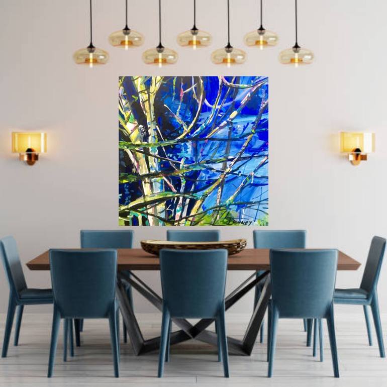 Natures Abstraction Painting by Lorraine Downey | Saatchi Art