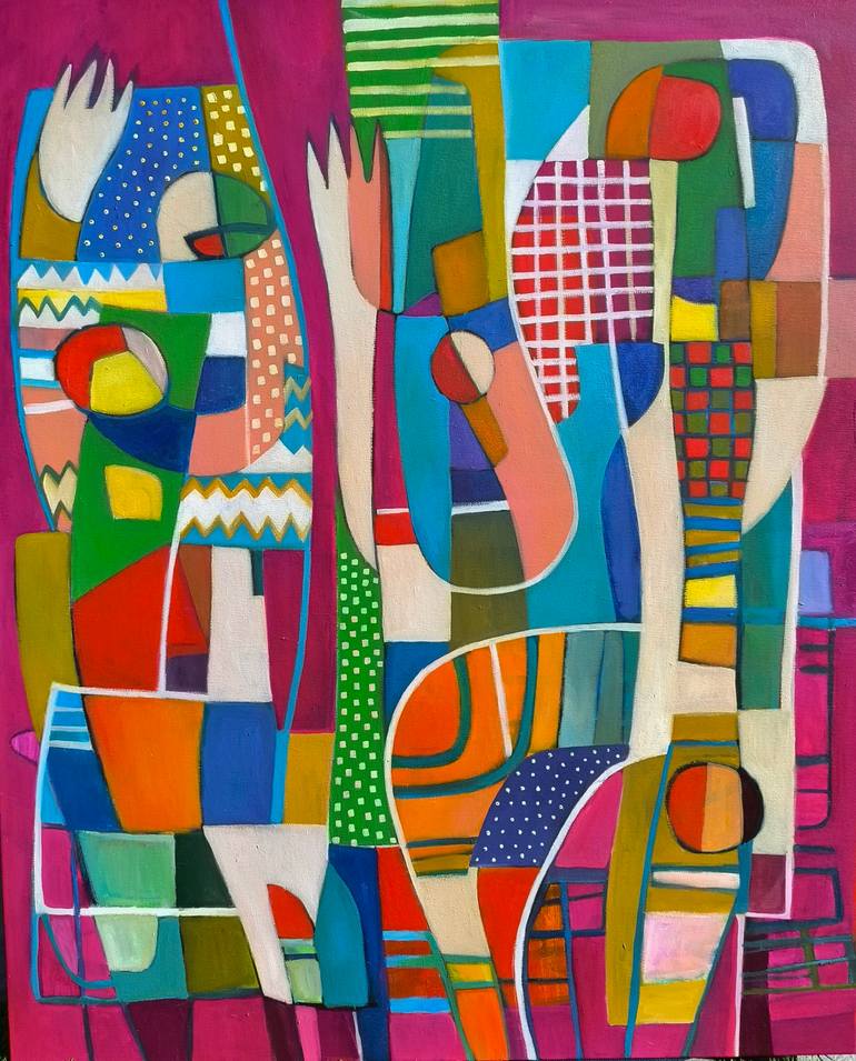 conversations without words Painting by Irina Kolesnikova | Saatchi Art