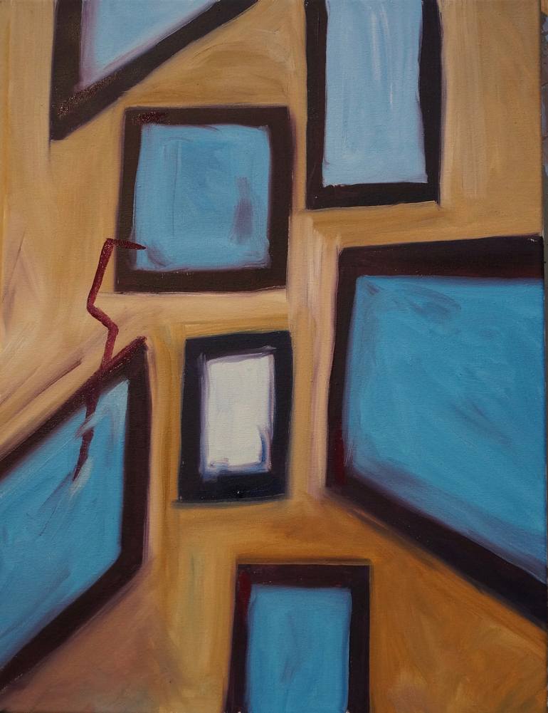 Forms Merging Painting by Michael Andrew Wilson | Saatchi Art