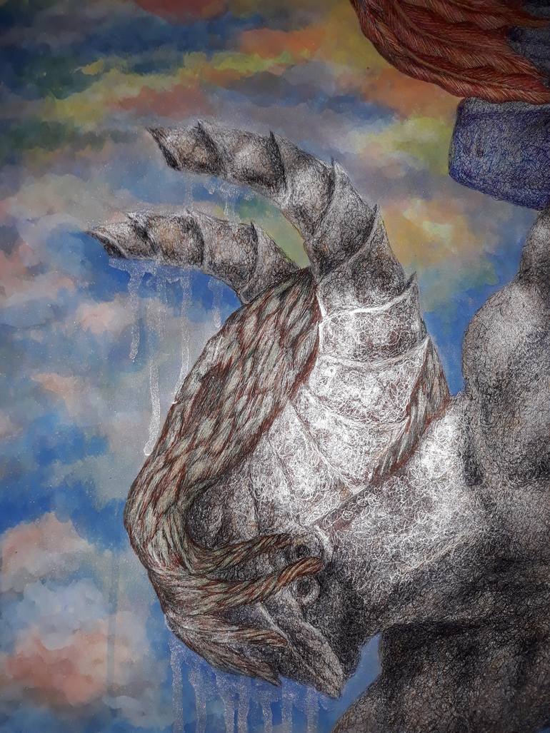 The Five Elements Painting by Edwin Darwin | Saatchi Art