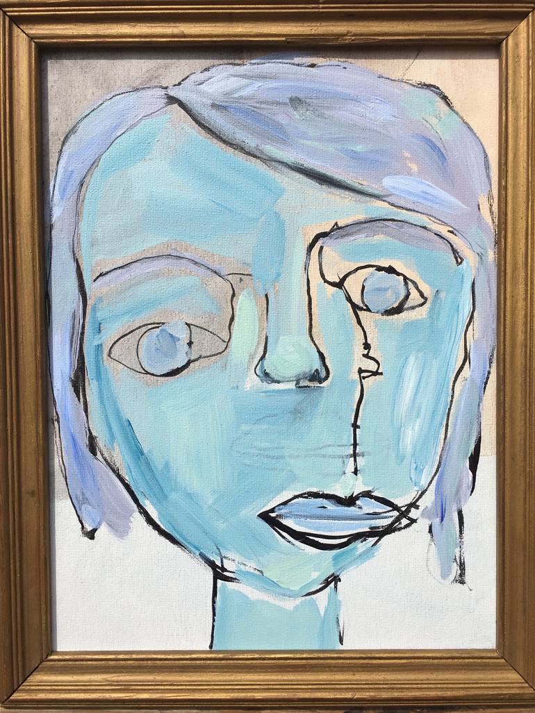 Self Portrait Painting by Corrie Thompson | Saatchi Art