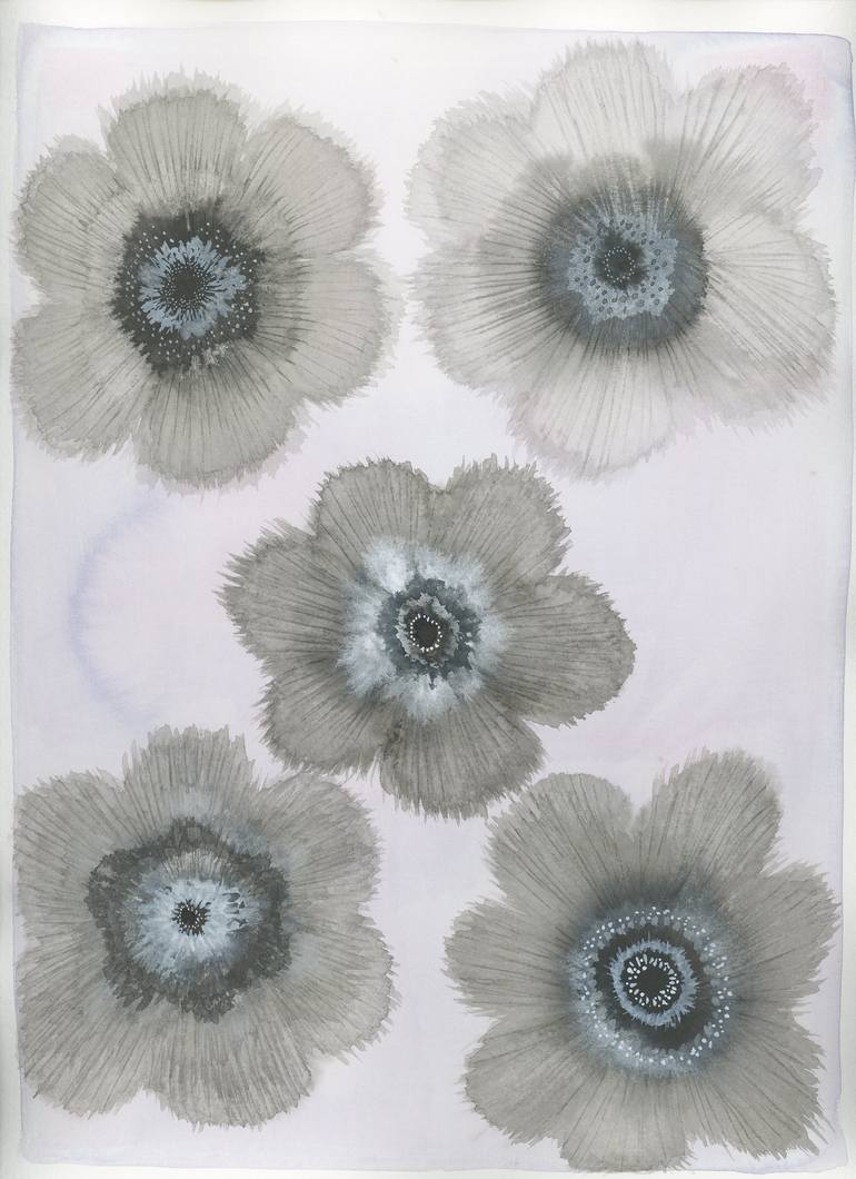 Lilac Blooms 2 Painting by Corrie Thompson | Saatchi Art