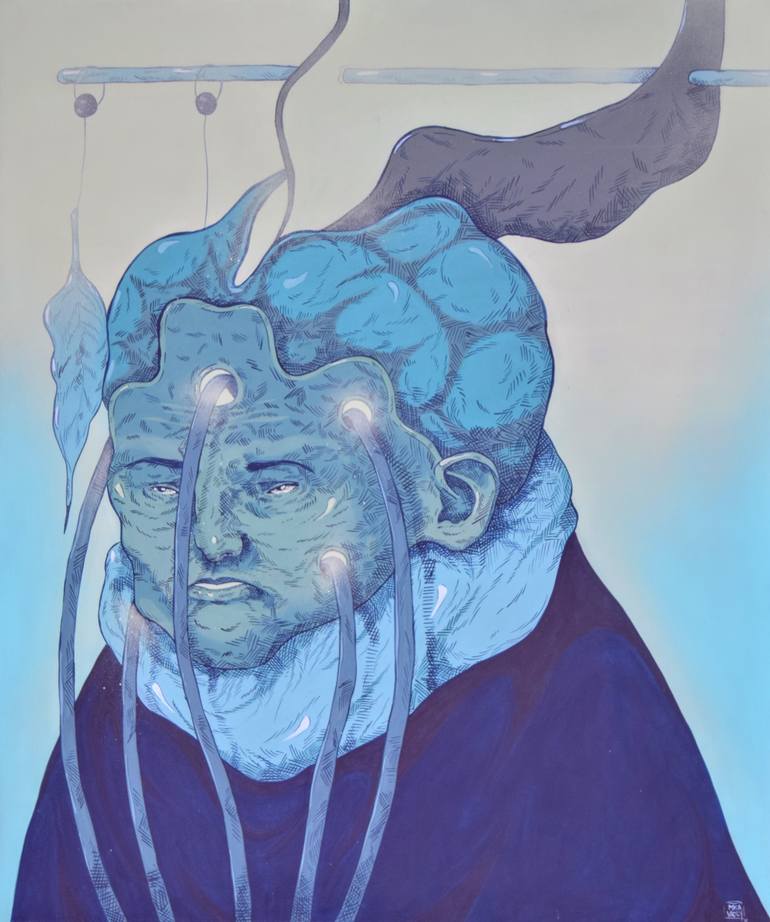 Passive Connectivity Painting by Mr A Vaoly | Saatchi Art