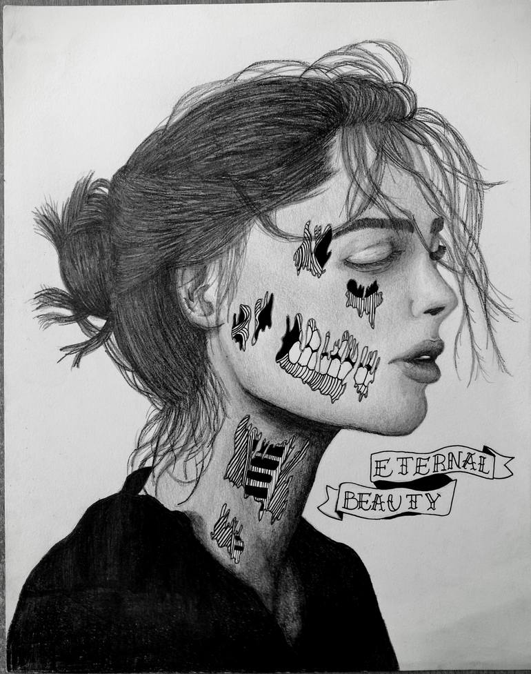 Eternal beauty Drawing by Said Garcia Garcia | Saatchi Art