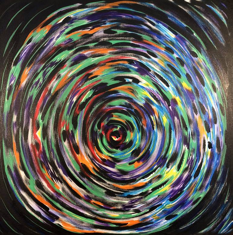 Cycles & Rhythms (Creation Series #4) Painting by Simran Singh ...