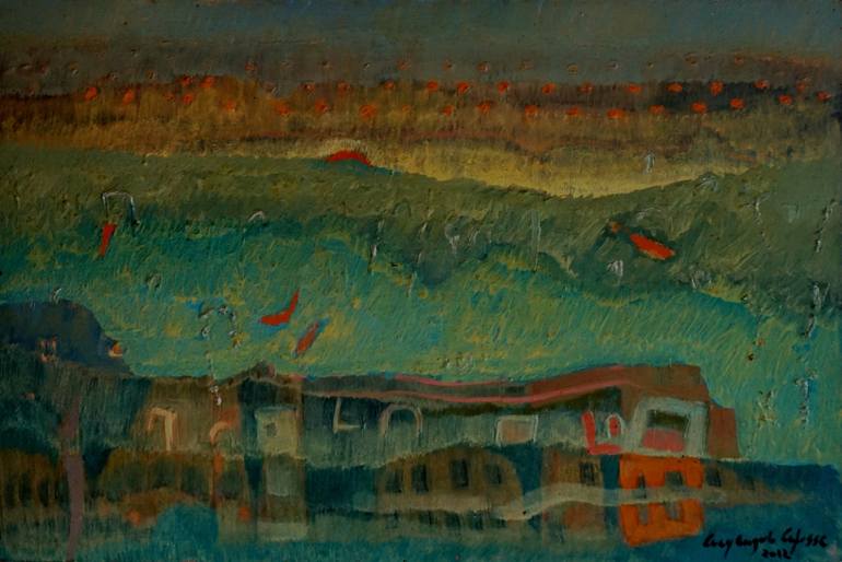 The Bridge Painting by Lucy Angulo Lafosse | Saatchi Art