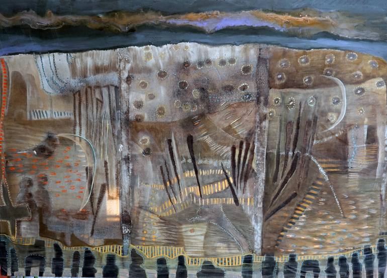 The Witnesses Painting by Lucy Angulo Lafosse | Saatchi Art