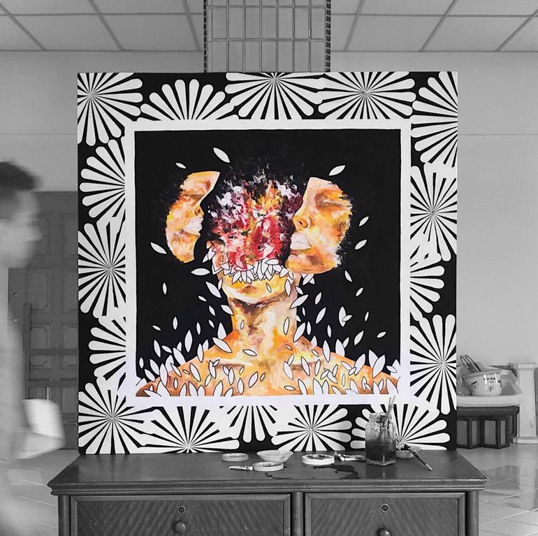 ABSCOND Painting by Ong Jing Ren | Saatchi Art