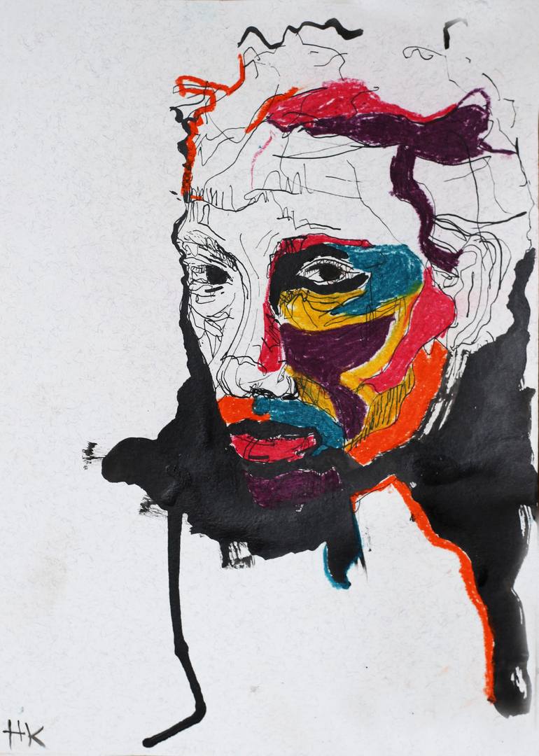 I see you Drawing by Nikola Krdzic | Saatchi Art