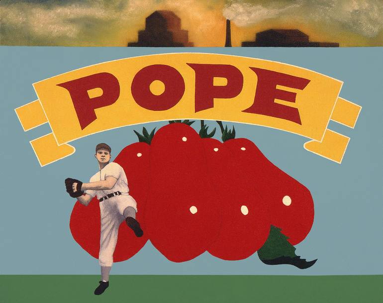 Pope Tomatoes Painting by Vincent Scilla | Saatchi Art