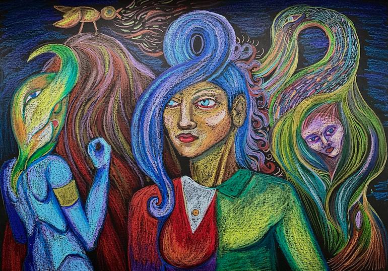 Ethereum synthesis Drawing by Light Bear | Saatchi Art