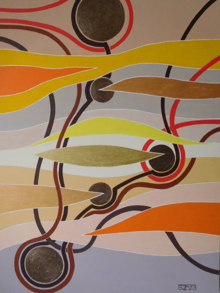 Movement 23 Painting by Svetlozar Tenov | Saatchi Art