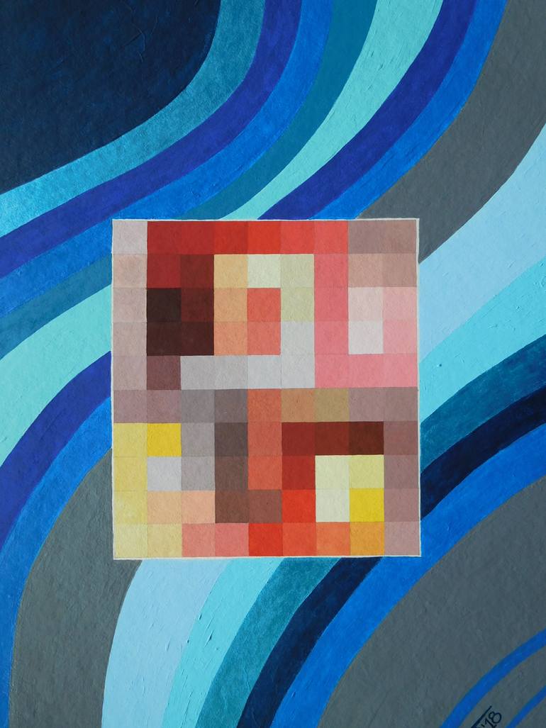 Traveller in time Painting by Svetlozar Tenov | Saatchi Art