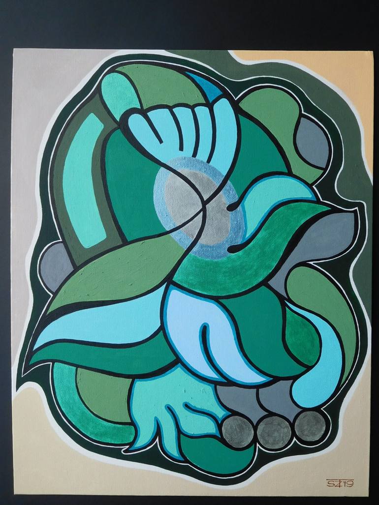 Colibri Painting by Svetlozar Tenov | Saatchi Art