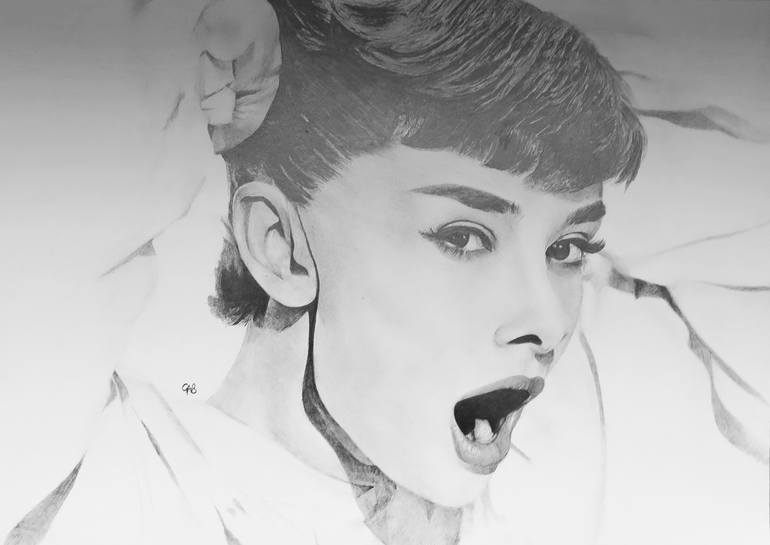 Audrey Drawing by Georgina Birden | Saatchi Art