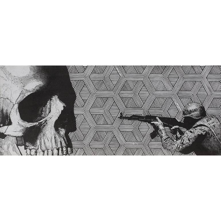 In time captivity. Drawing by Nikita Bashkov | Saatchi Art