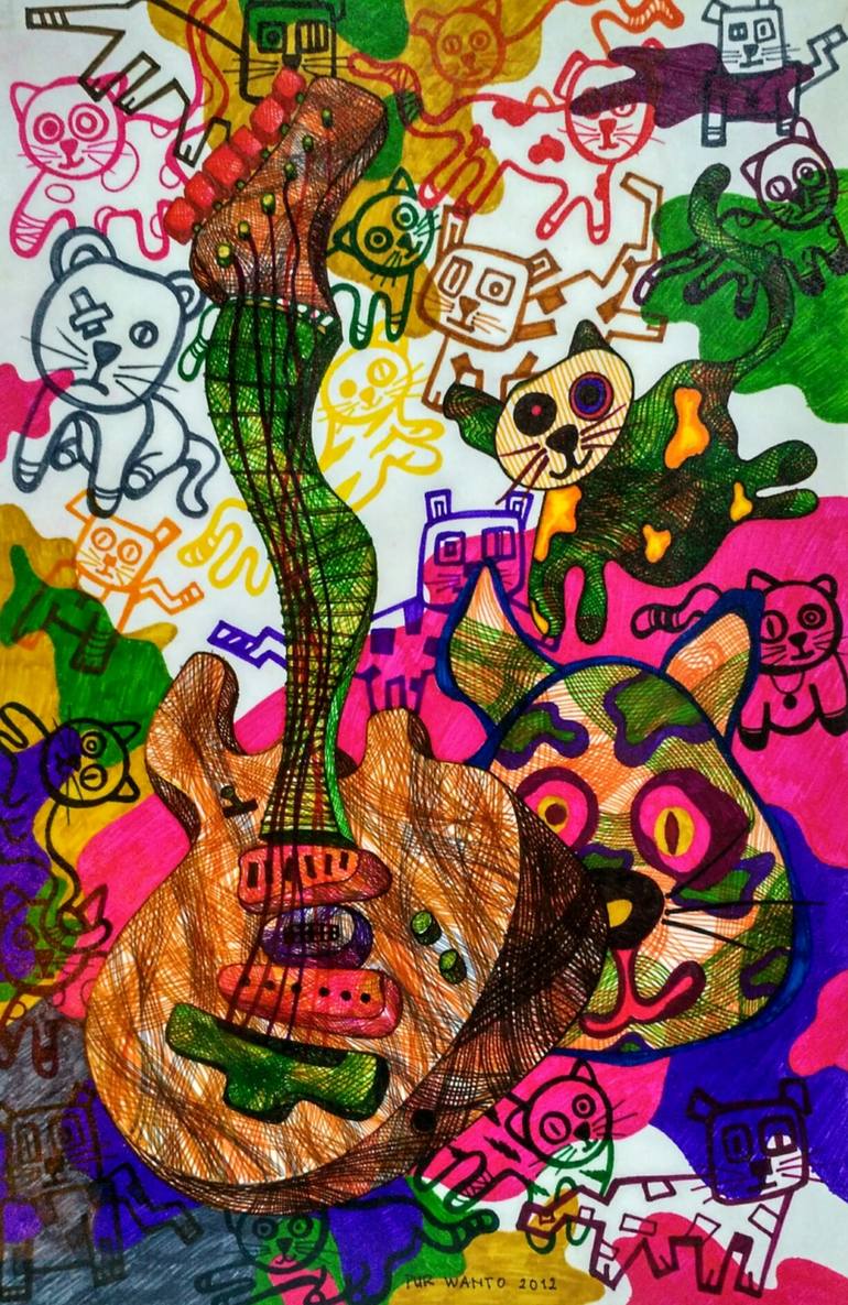 Sound of the screaming Drawing by MixoLydian PurWanto | Saatchi Art