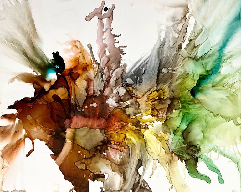 Rara Visa #1 Painting by Dan Sabau | Saatchi Art