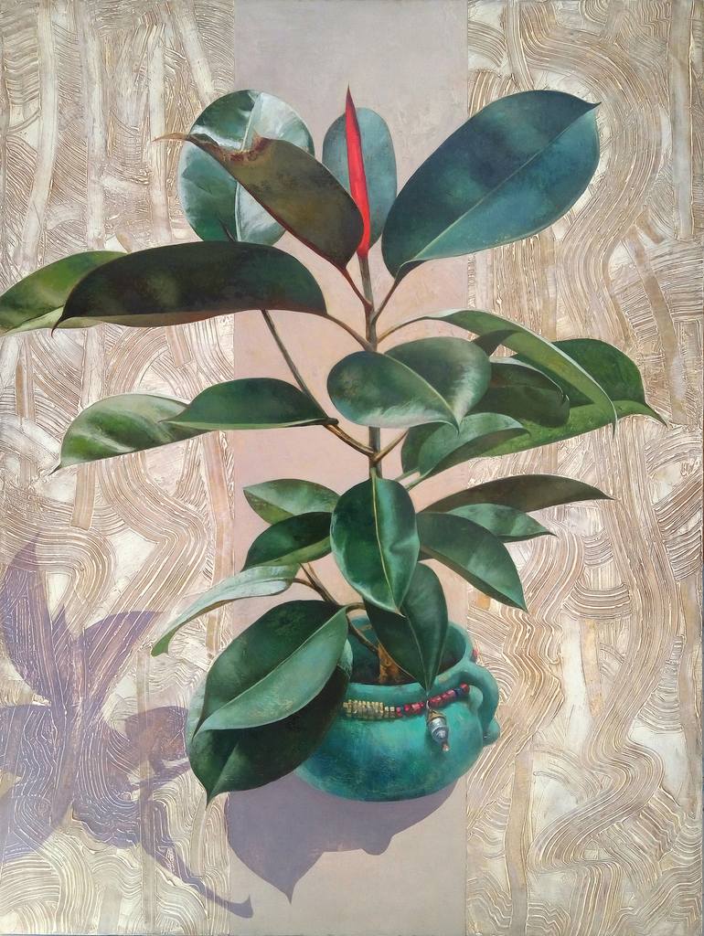 Ficus Painting by Natasha Besson | Saatchi Art