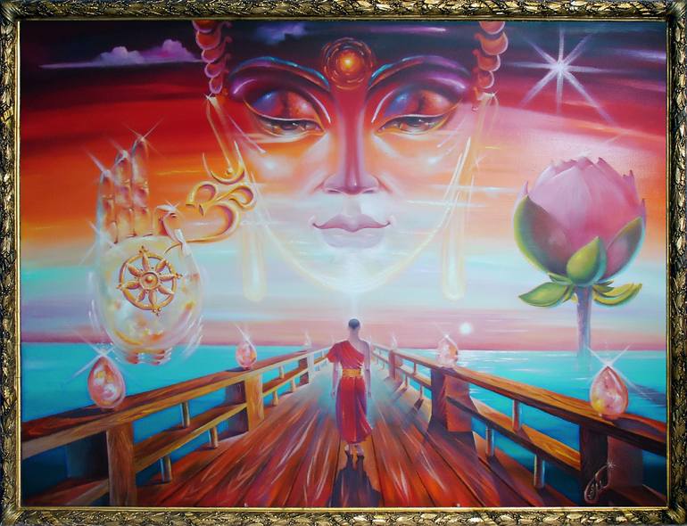 Enlightened Painting by Sergey Sh | Saatchi Art