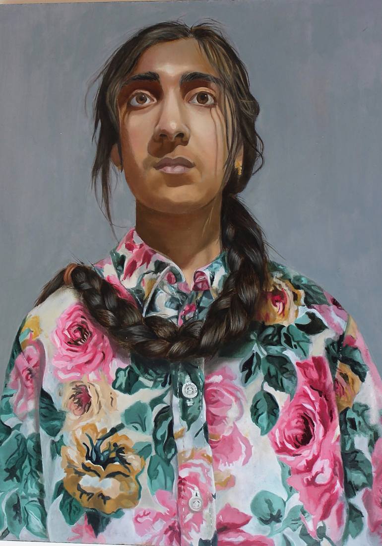 Roses Without Thorns Painting by Jemisha Maadhavji | Saatchi Art