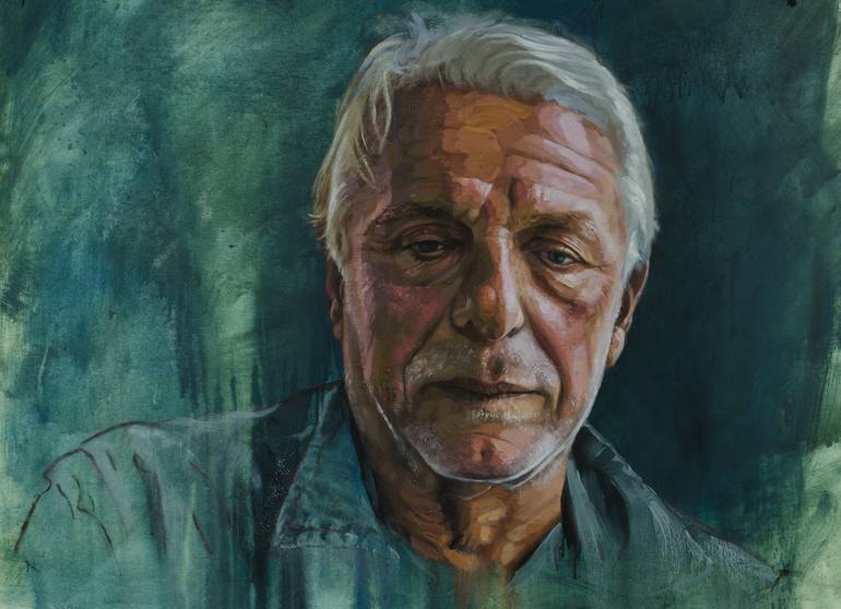 Kostas Painting by Daniel Cooke | Saatchi Art