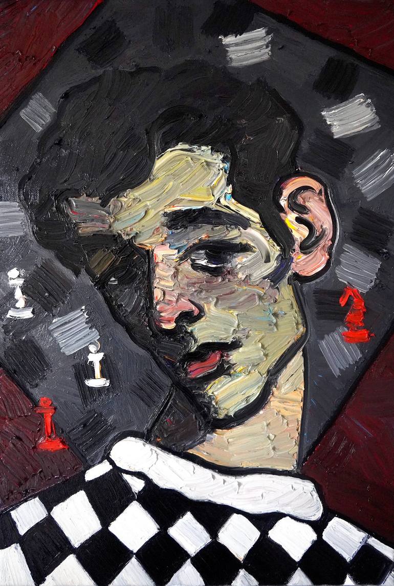 Gambit Painting by Prisac Nicolae | Saatchi Art